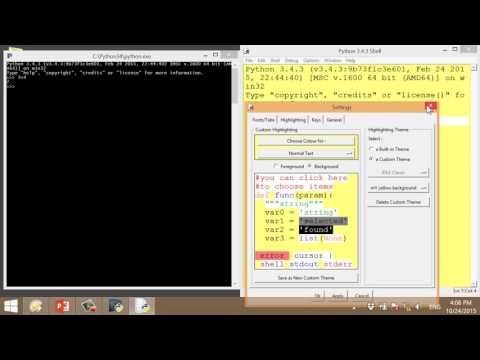 Python Shell and IDLE