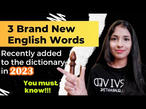 Brand New Words Added To The Dictionary In 2023 | Improve English Vocabulary | Speak Fluently