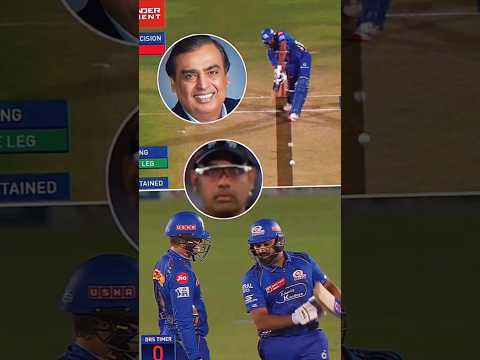 Umpire Fixing Indians 🤯 IPL Match MI vs RR 😡 #bharat #cricket #ipl2025 #rohitsharma #mivsrr