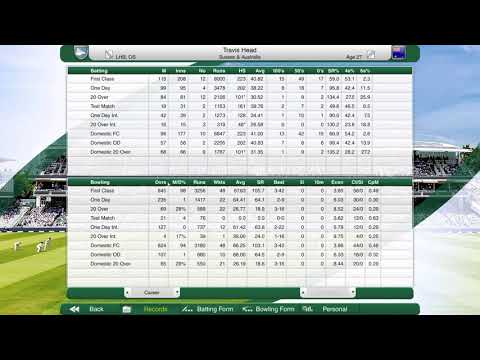 Cricket Captain 2021 Gameplay (PC Game)