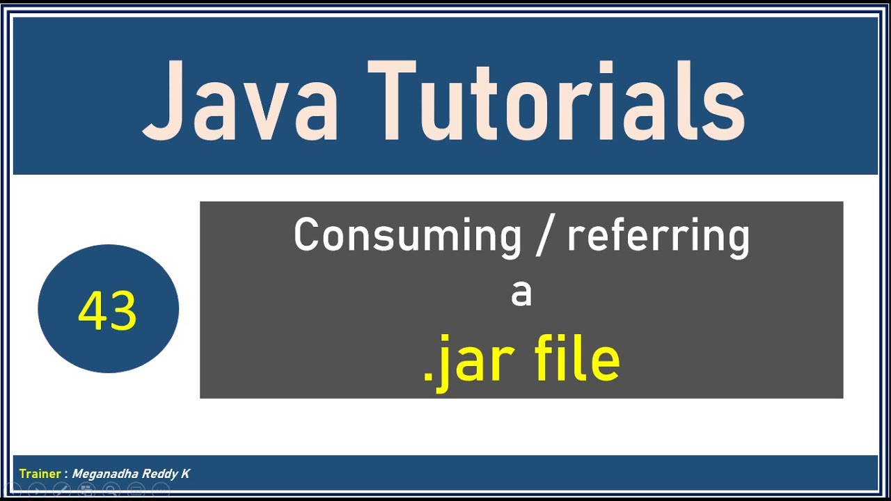 Java Tutorials : Consuming .jar files #43
