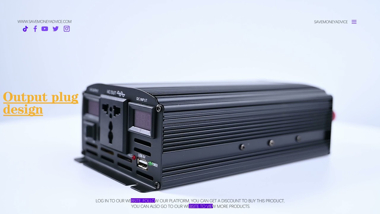 𝐏𝐨𝐰𝐞𝐫 𝐢𝐧𝐯𝐞𝐫𝐭𝐞𝐫 | 𝐒𝐦𝐚𝐫𝐭 𝐝𝐢𝐠𝐢𝐭𝐚𝐥 𝐝𝐢𝐬𝐩𝐥𝐚𝐲 | 𝐒𝐢𝐥𝐞𝐧𝐭 𝐭𝐞𝐦𝐩𝐞𝐫𝐚𝐭𝐮𝐫𝐞 𝐜𝐨𝐧𝐭𝐫𝐨𝐥𝐥𝐞𝐝 𝐟𝐚𝐧| 𝐇𝐚𝐫𝐝 𝐰𝐢𝐫𝐞 𝐤𝐢𝐭.