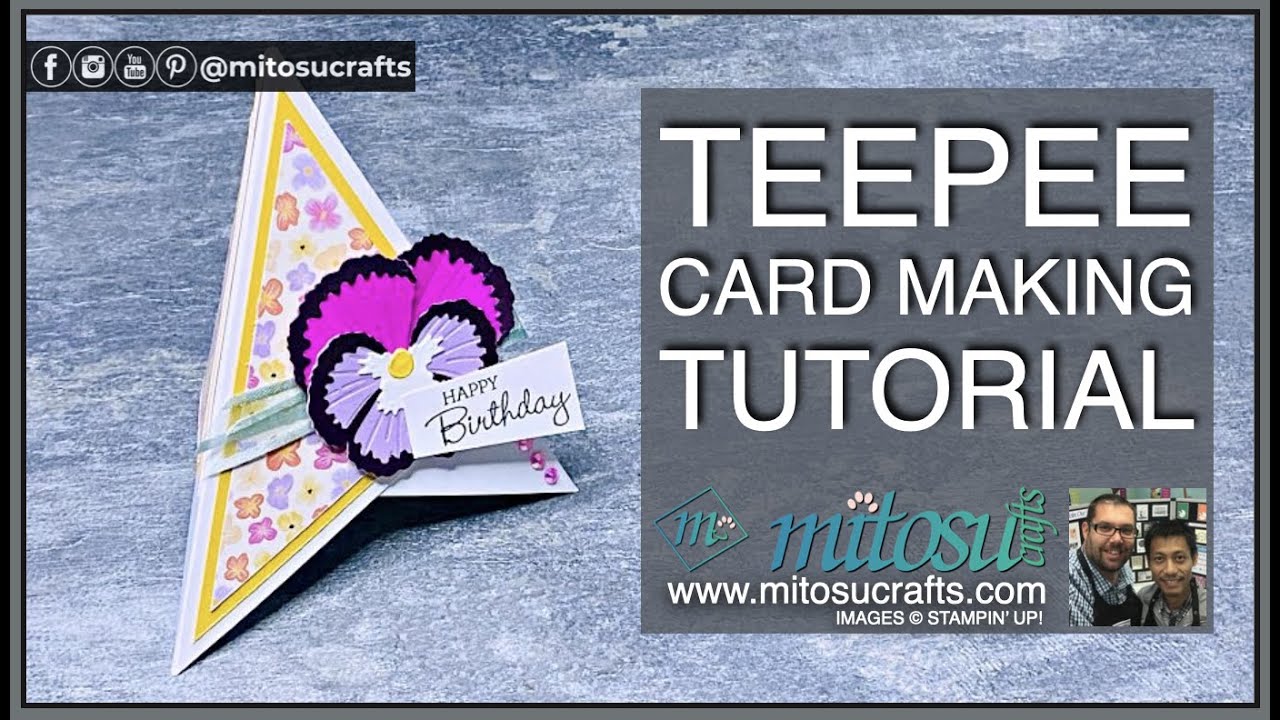 Fun Fold Friday - Teepee Card Tutorial