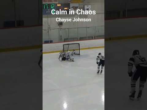 Calm in Chaos #ChayseJohnson #hockey #shorts