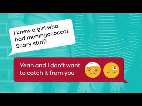 Protect your friends and family - free meningococcal vaccine for 15 & 16 year olds (video)