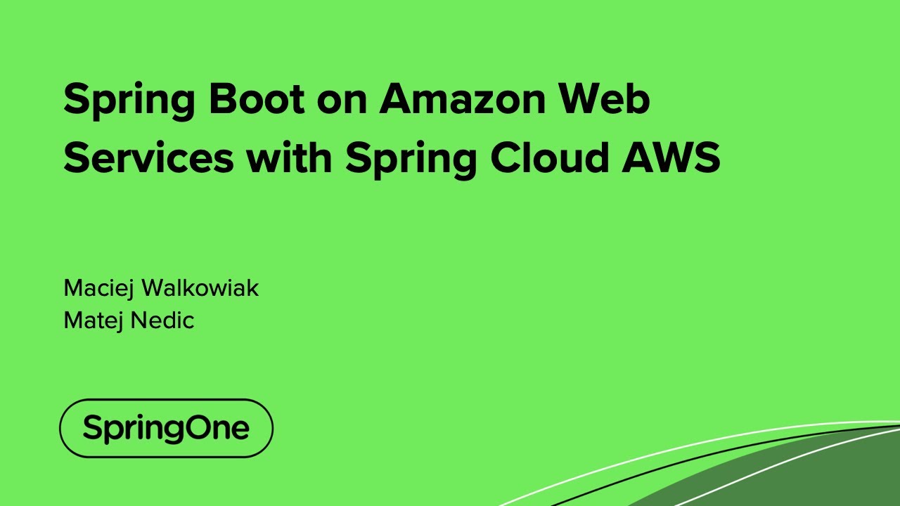 Spring Boot on Amazon Web Services with Spring Cloud AWS