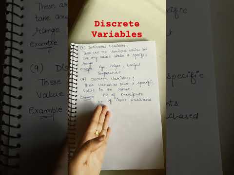 Discrete Variables | Types of Variables in Research