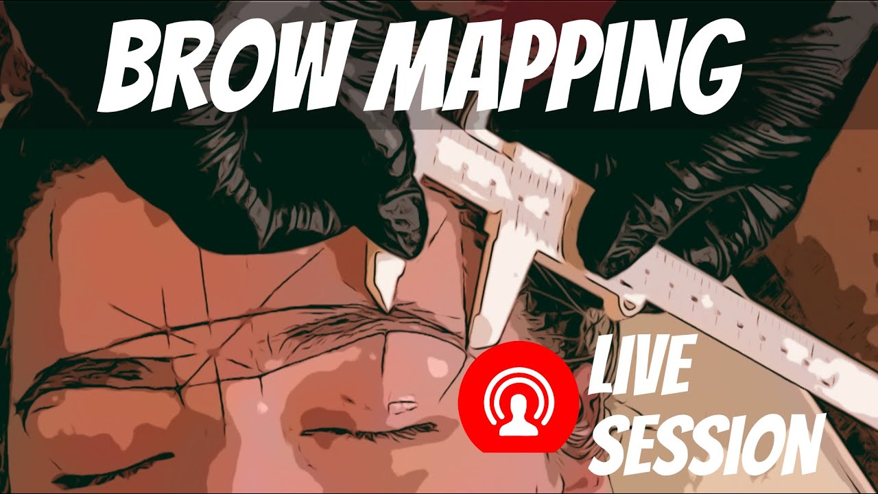 Microblading Brow Mapping (LIVE SESSION): In-Depth String Mapping Tutorial