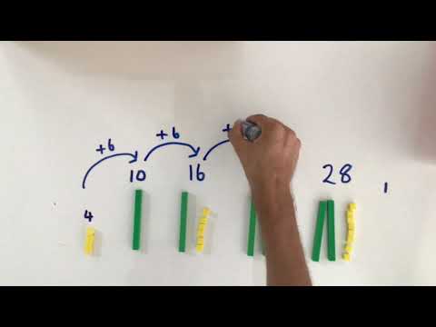 counting multiples using Dienes