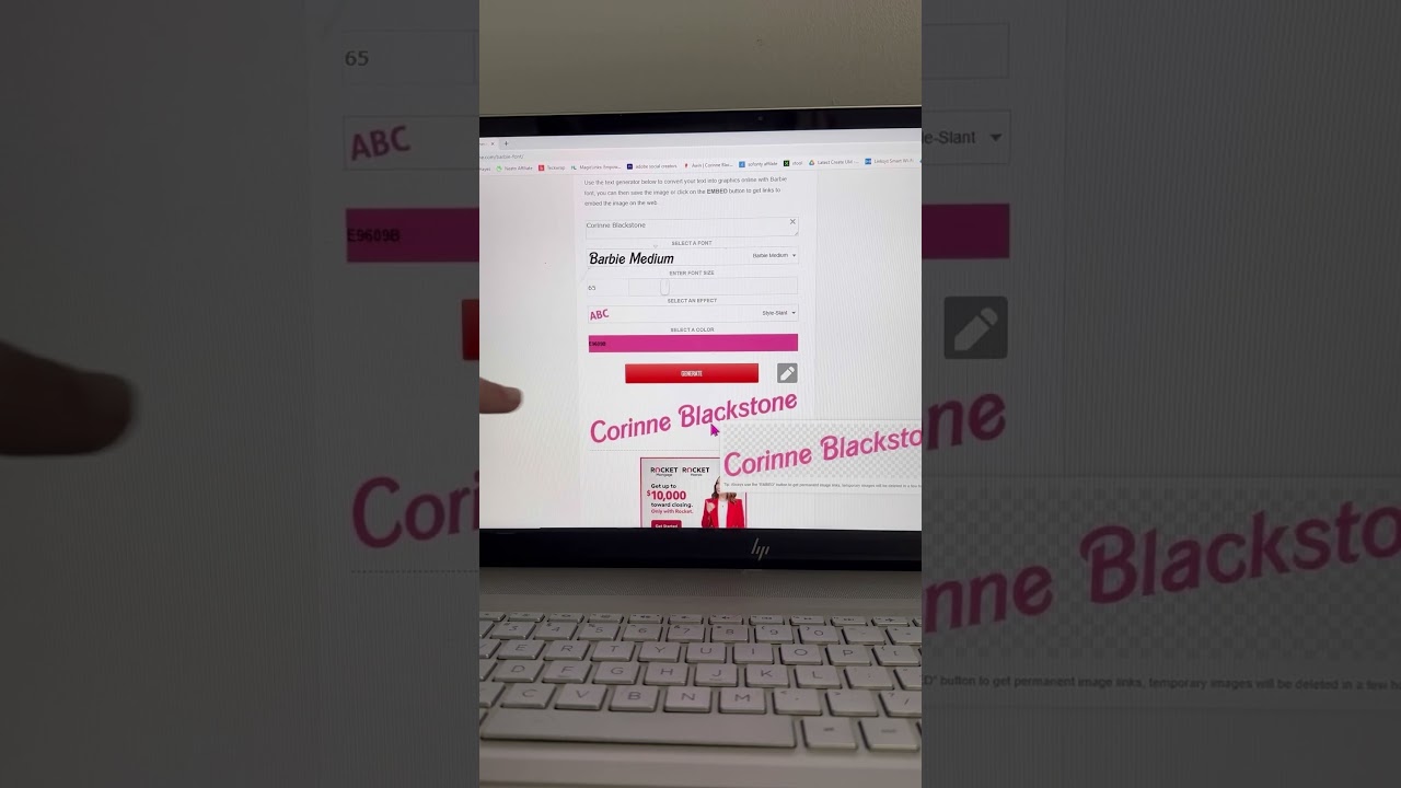 Create your own Barbie designs with this font generator #cricuttutorials #barbiemovie #barbie