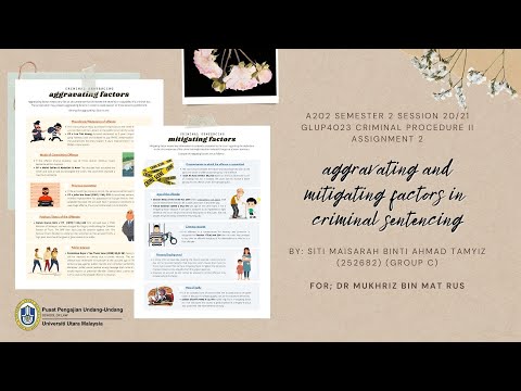 GLUP 4023 AGGRAVATING & MITIGATING FACTORS