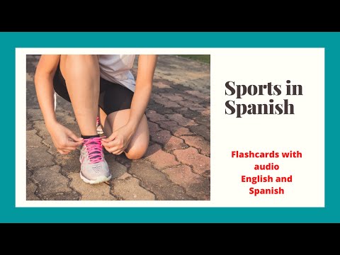 Sports in Spanish: English and Spanish flashcards with audio