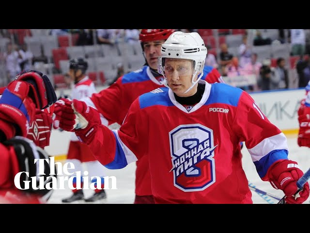 When Vladimir Putin scored eight goals in an exhibition game