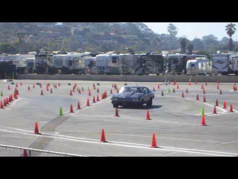 Classic Chevy Chevelle Autocross Racing - 2017 Goodguys Del Mar Nationals, San Diego, CA