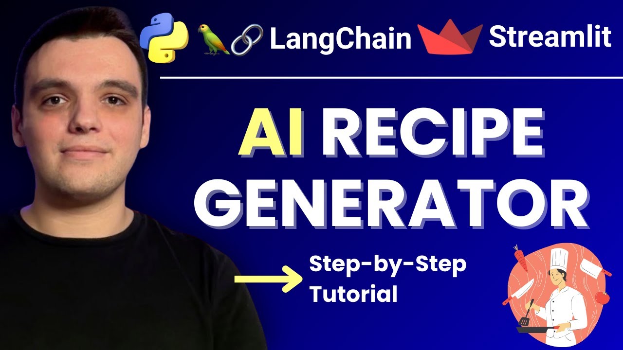 Build an AI Recipe Generator App with Python using Langchain & Streamlit! (Step-by-Step Tutorial)