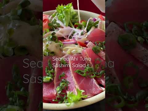Seared Ahi Tuna Sashimi Salad | Sansai Fresh Japanese Grill