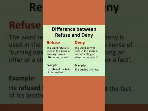 #refuse#deny