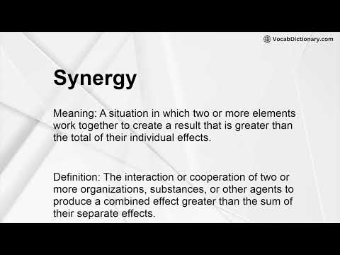 Synergy Meaning