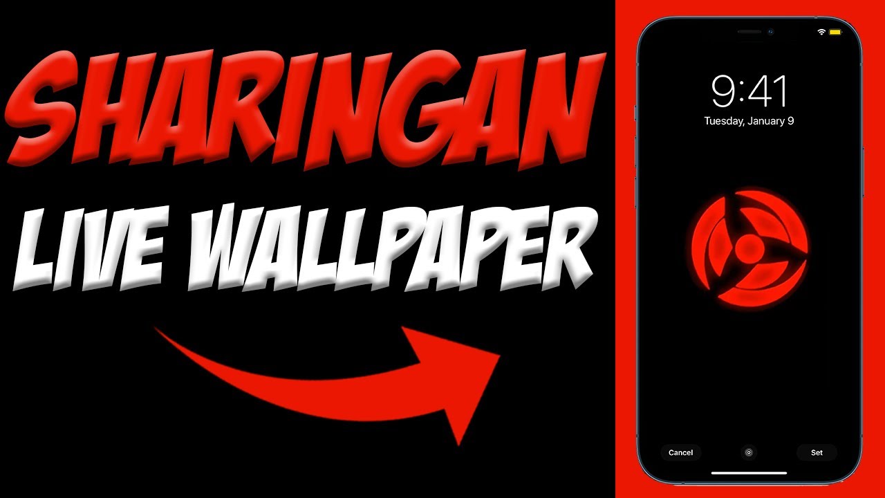 How To Get A Sharingan Live Wallpaper for iPhone 📲| Naruto Live Wallpapers for iPhone