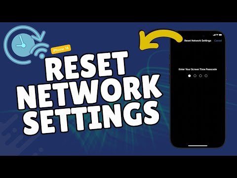 How to Reset Network Settings on iPhone 16 | Restore Network Defaults