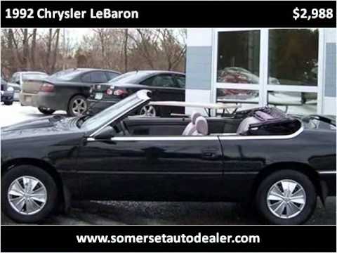 1992 Chrysler LeBaron Used Cars Somerset WI