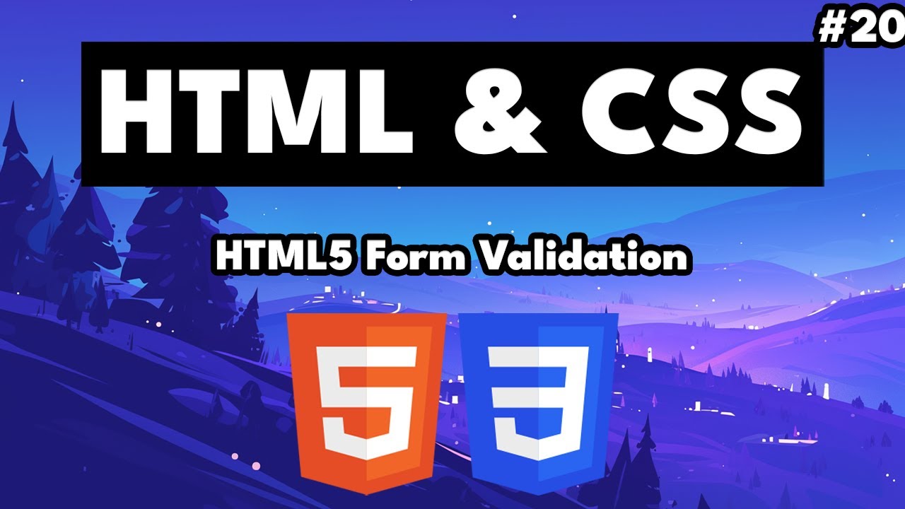 HTML5 Form Validation