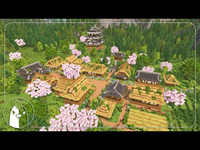 Cherry Blossom Village Minecraft Map