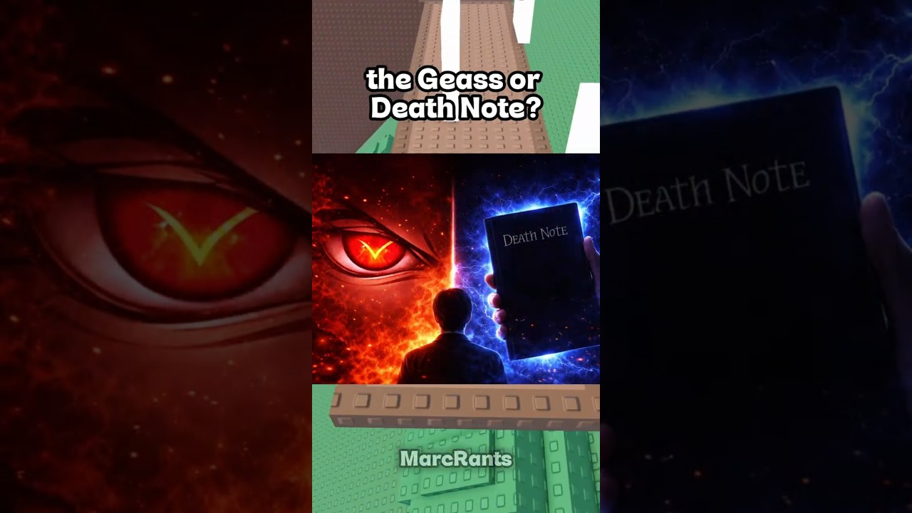 Geass or Death Note? 👁️📓 #shorts #anime