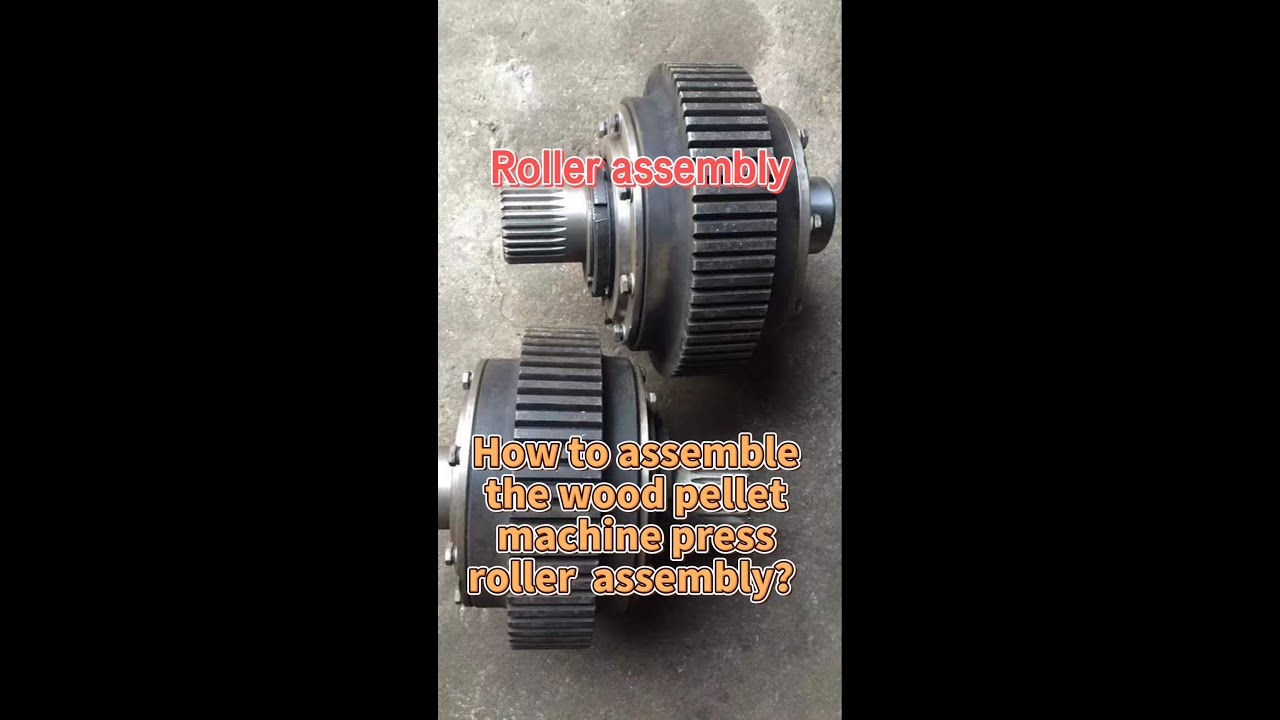 How to install the Wood pellet machine roller assembly #Woodpelletmachine rollerassembly