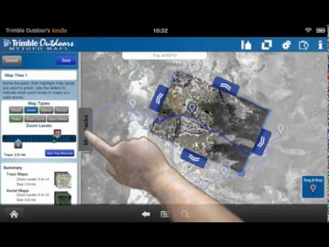 MyTopo Maps for Kindle Fire Tutorial: Saving Maps to Your Device