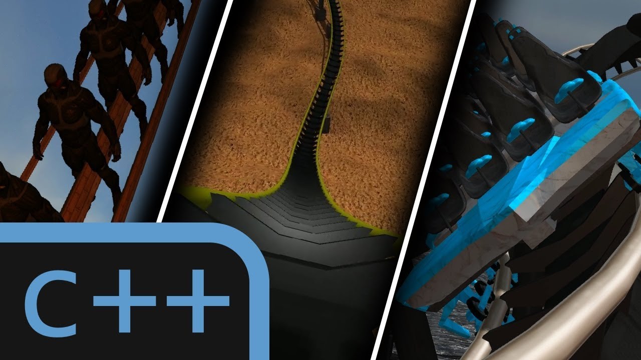 [C++ | OpenGL] Rollercoaster Sim Development Showreel - Fergus Griggs