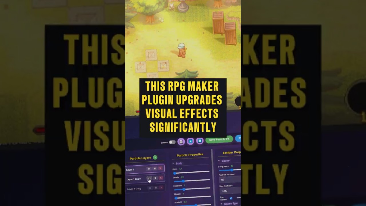 This RPG Maker Plugin heavily upgrades your Visual Effects #rpgmaker #gamedev #rpgmakermz