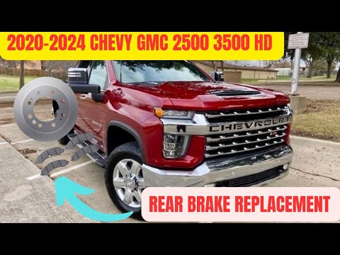 2020-2024 Chevy & GMC HD rear brake replacement