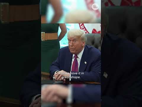 Trump toys over using Insurrection Act amid LA protests #Shorts