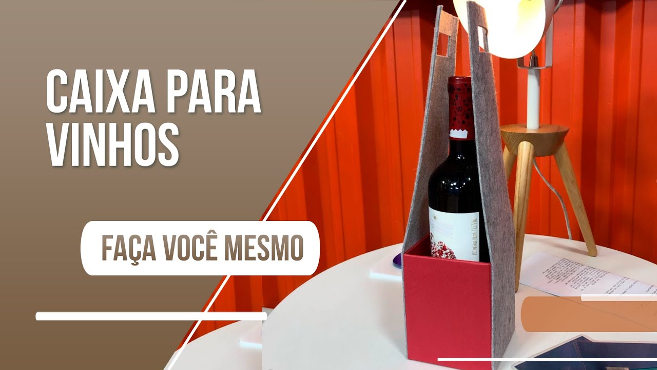 Artesão ensina como fazer uma caixa para vinhos em cartonagem