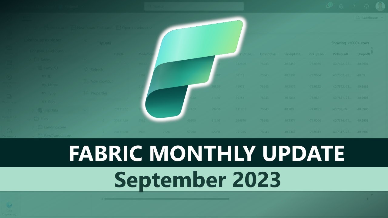 Microsoft Fabric Update: New Features September 2023