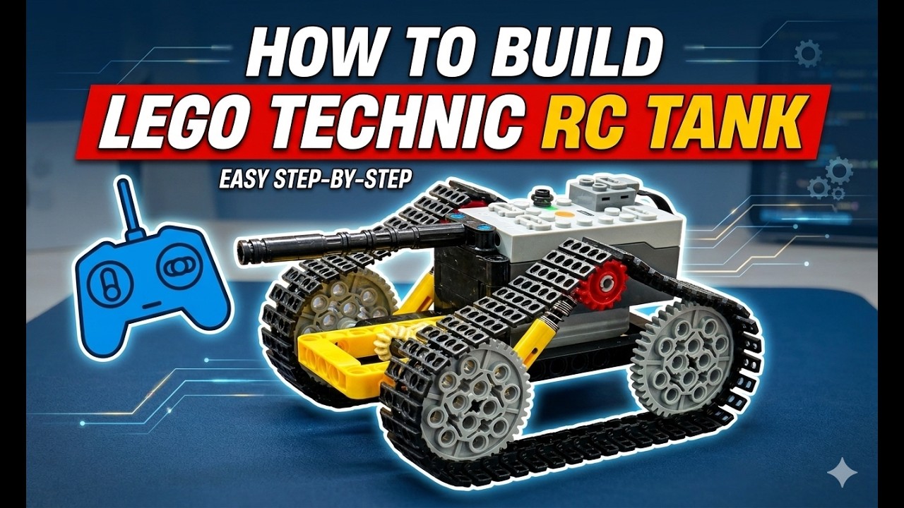 How to Build a LEGO Technic RC Tank