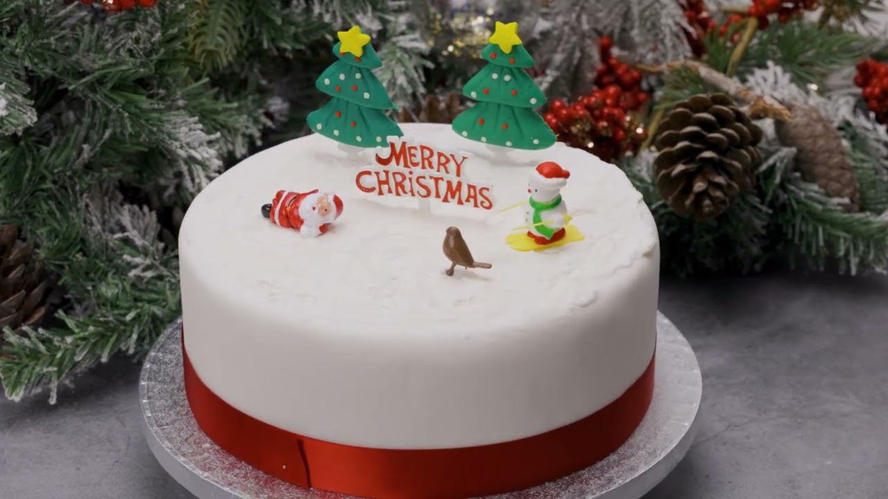 6pc Cake Topper merry christmas cake decoration ideas etsy