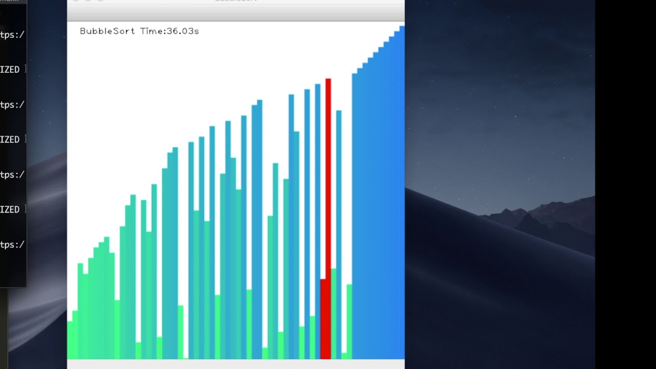 Bubble Sort Algorithms Visualization | Bubble Sort Visualization