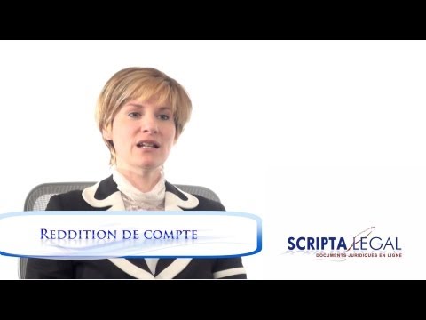 La reddition de compte par le liquidateur
