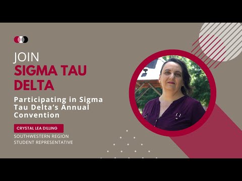 Participating in Sigma Tau Delta's Annual Convention