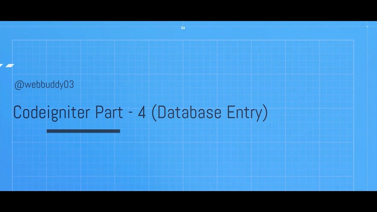 PHP Codeigniter Tutorial in Hindi #4 Database Entry #codeigniter #codeigniter3
