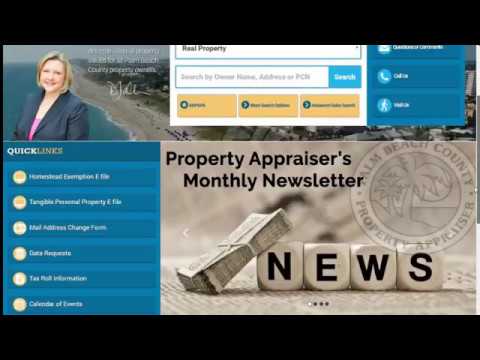 PBC Property Appraiser's Office - PAPA Website - General Search & Property Detail Record