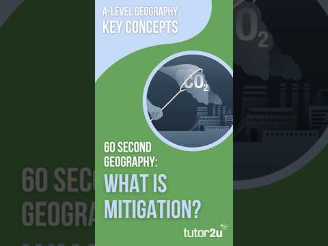 60 Second Geography | A Level Key Concepts | Mitigation