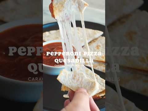 pepperoni pizza quesadilla #caraway