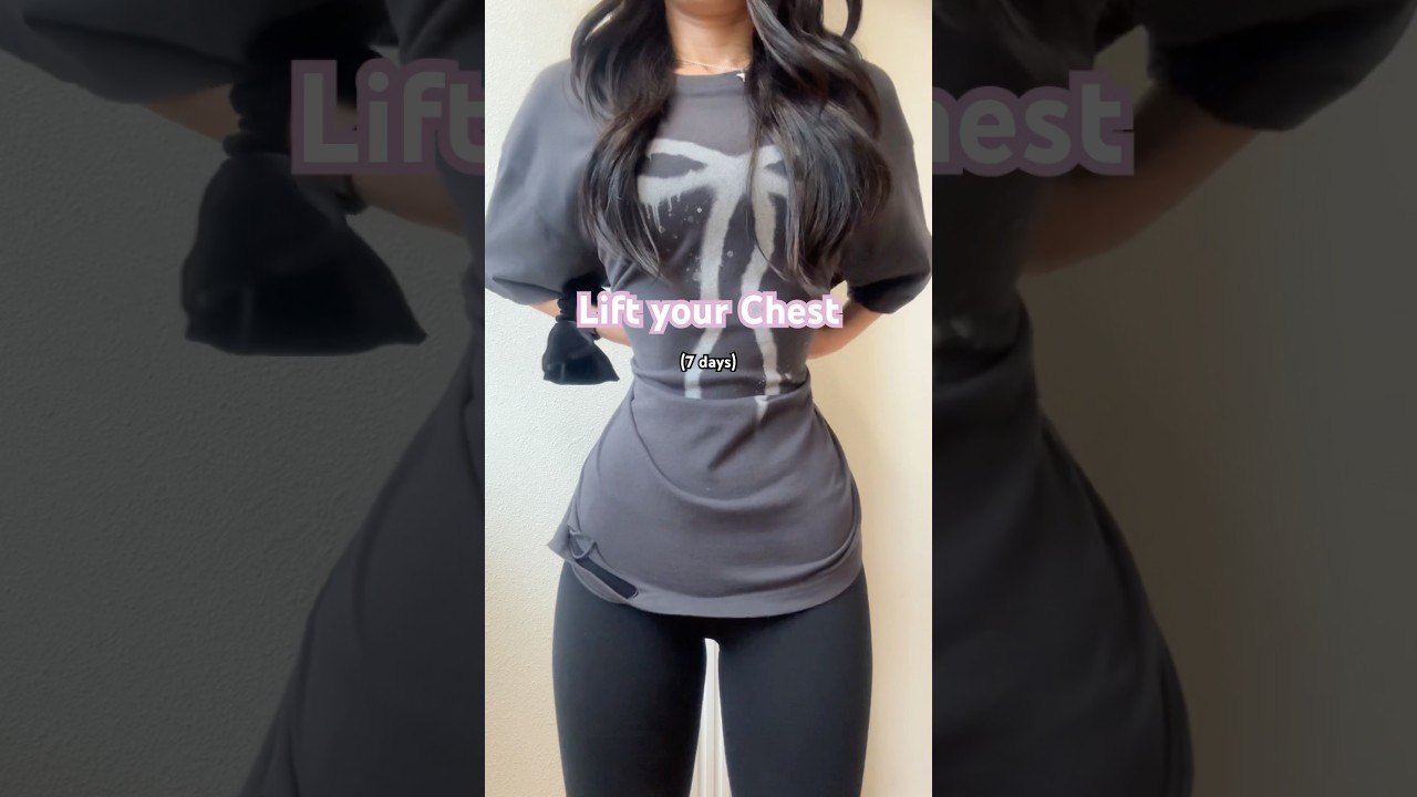 Lift & Firm Your Chest in just 7 days! #pilates #workout #fitness #chestworkout