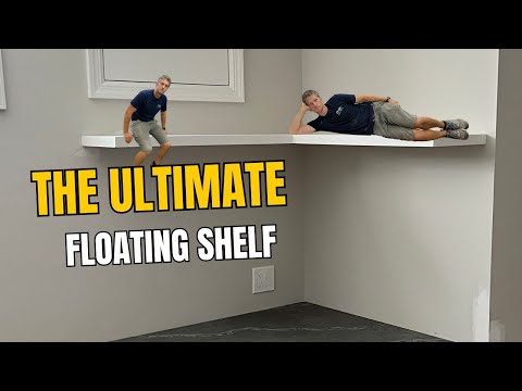 FLOATING SHELF technique that’s CHEAP and SUPER STRONG