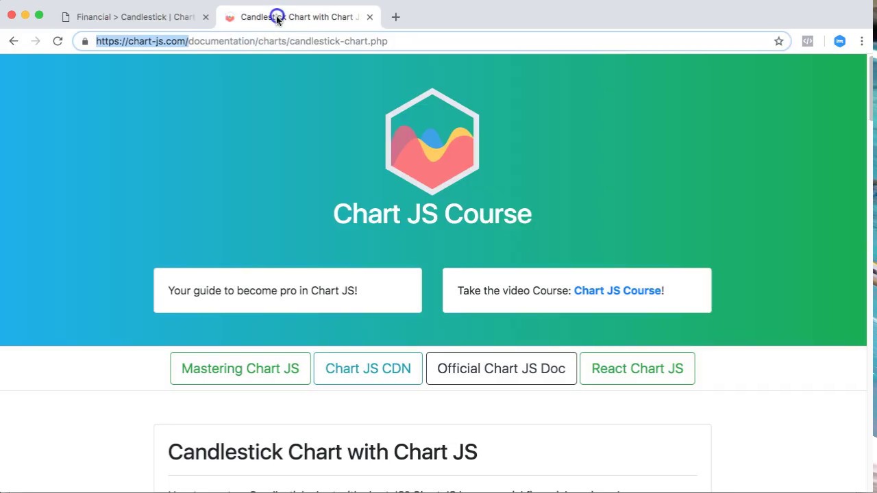 Candlestick chart in Chart.JS