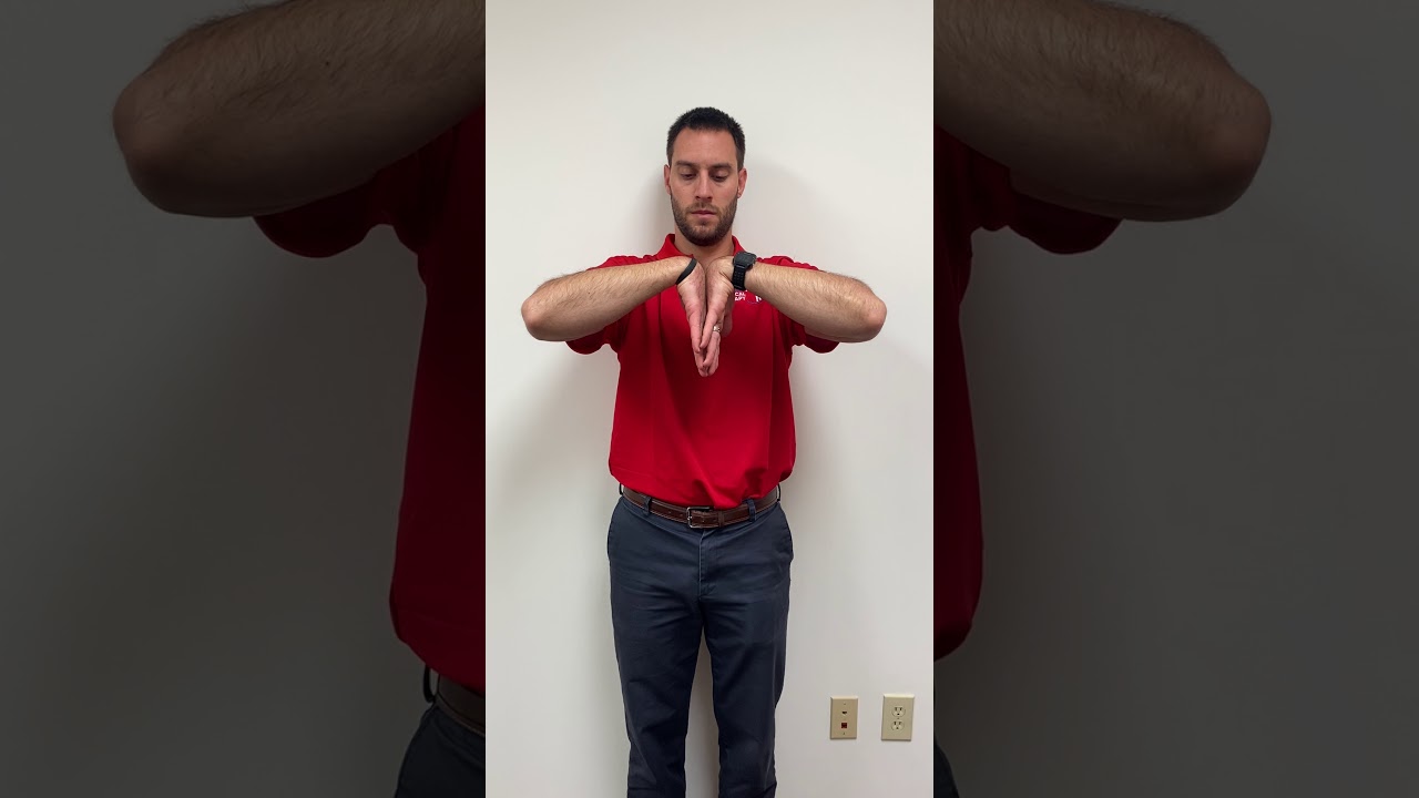 Reverse Prayer Stretch