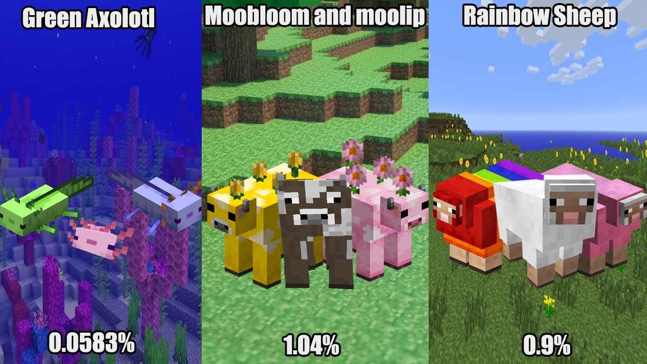 Minecraft MOBS: And Their Rarest Variants